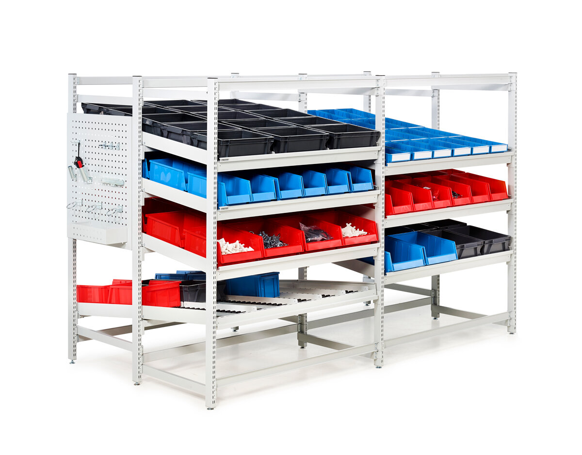 Treston FiFo Flow Rack shelving, storage and picking solution | Treston